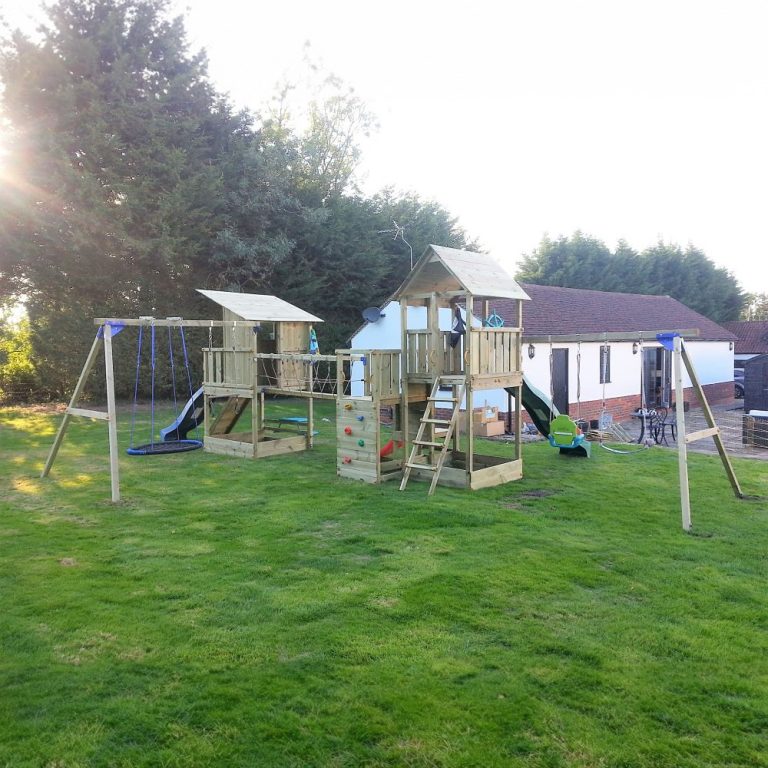 Blue Rabbit Play Towers - Active Garden