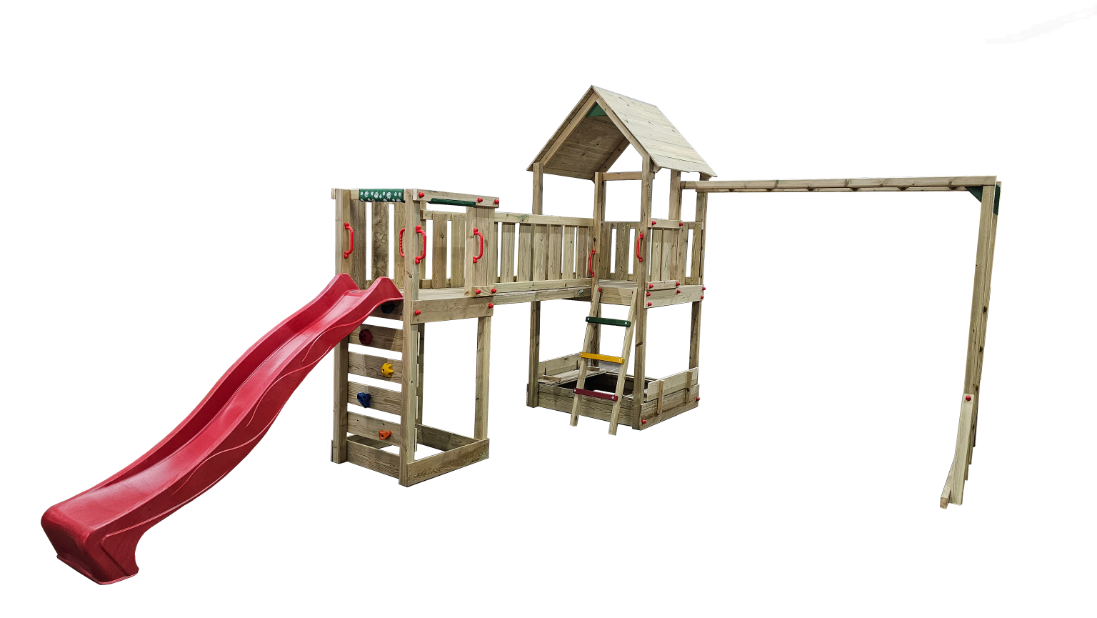 "Adventure Time" Corner climbing frame , INSTALLED - Active Garden