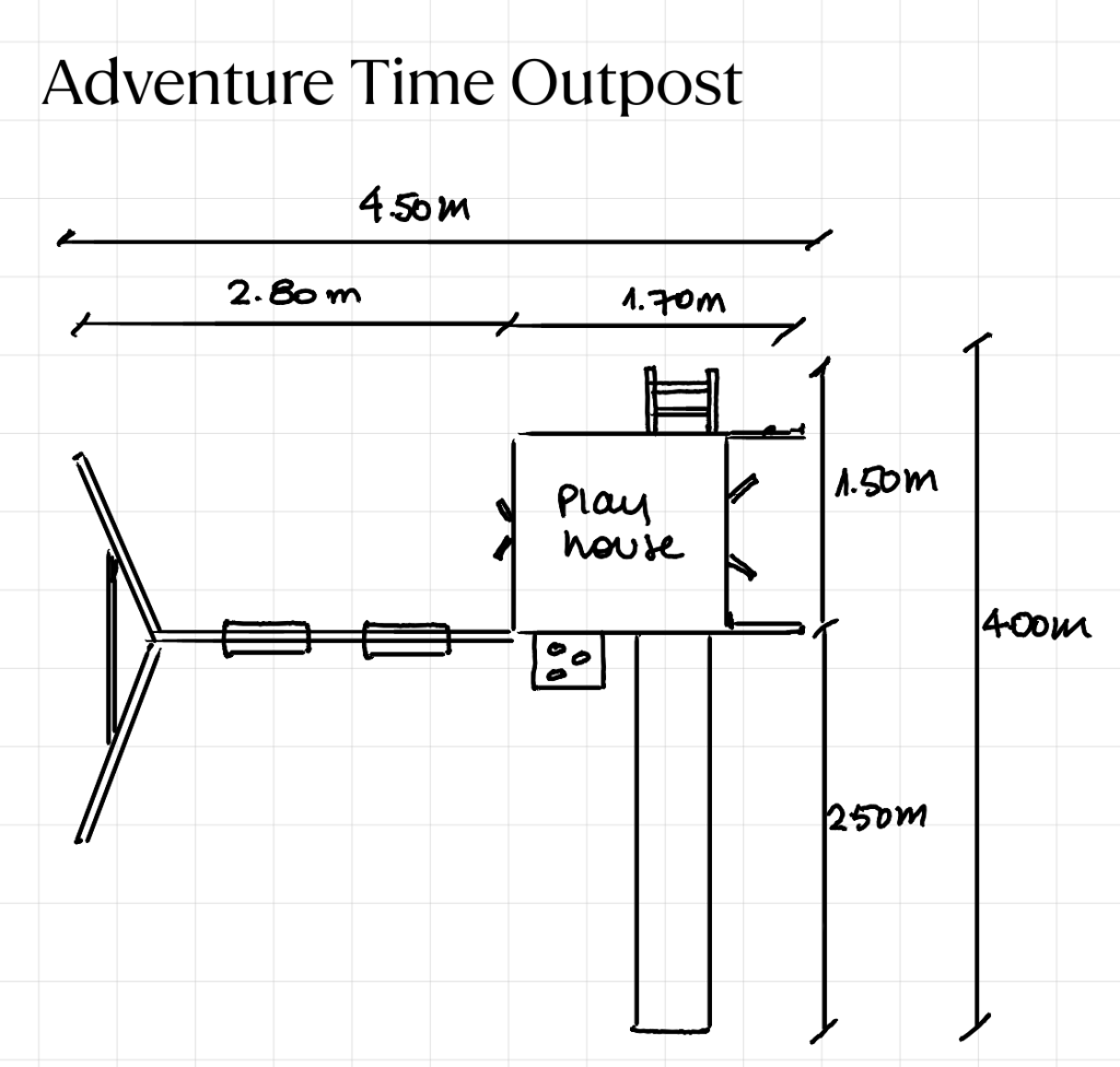 "Adventure Time" Adventurer's Outpost climbing frame - INSTALLED ...
